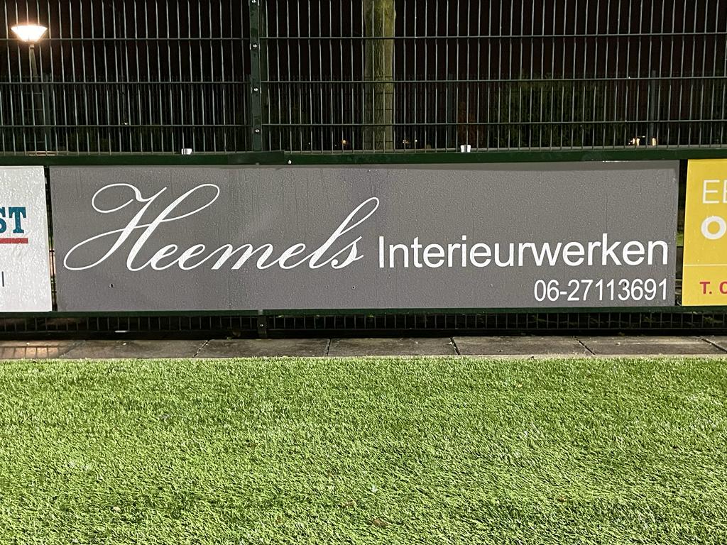 Een hartelijk welkom aan onze nieuwe bordsponsor: Heemels ...